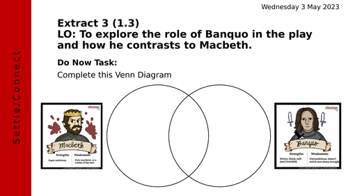 Macbeth Extract Booklet with GCSE Questions (Section A and B, Edexcel ...