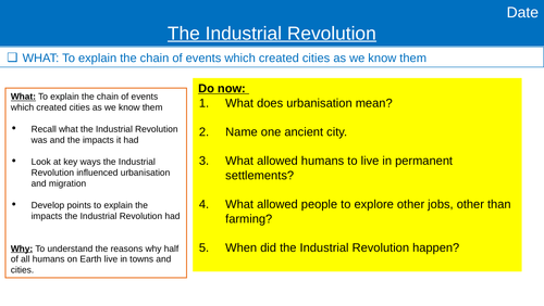 KS3 KS4 Urbanisation scheme of work | Teaching Resources