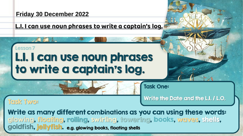 Year 3/4 English - Ocean Meets Sky - Complete Lesson Collection ...