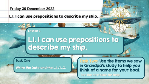 Year 3/4 English - Ocean Meets Sky - Complete Lesson Collection ...
