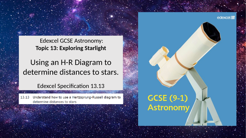 GCSE Astronomy Topic 13: Exploring Starlight - Using the HR diagram to ...