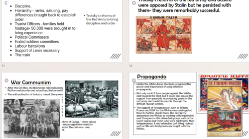Why did the Reds win the Russian Civil War | Teaching Resources