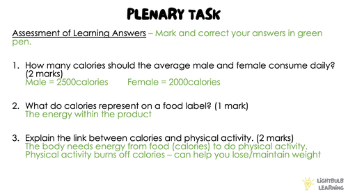Diet and Nutrition - Healthy Eating | Teaching Resources