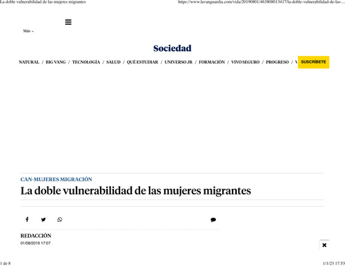 Spanish A Level: Present Subjunctive. Immigrant women/mujeres ...