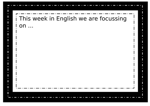 English Display board | Teaching Resources