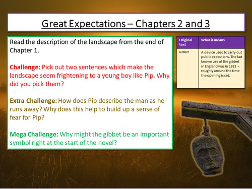 Great Expectations Chapters 2 and 3 | Teaching Resources