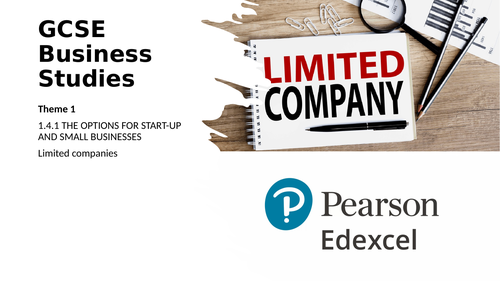 GCSE Business Studies - Theme 1 - 1.4.1 - Limited companies | Teaching ...