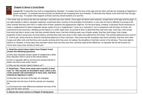 Animal Farm by George Orwell (KS3/4) | Teaching Resources