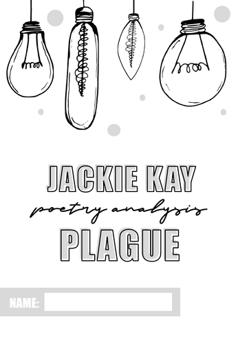 Plague worksheets + answer key Jackie Kay Poetry CAIE | Teaching Resources