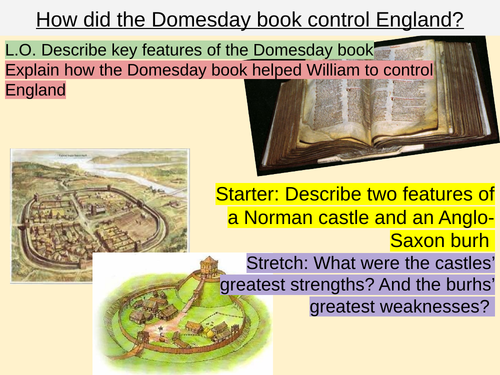 Domesday/Doomsday Book Normans KS3 Year 7 | Teaching Resources