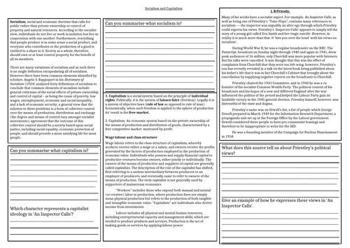 An Inspector Calls - Full Unit | Teaching Resources