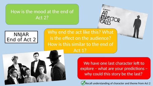An Inspector Calls - Full Unit | Teaching Resources