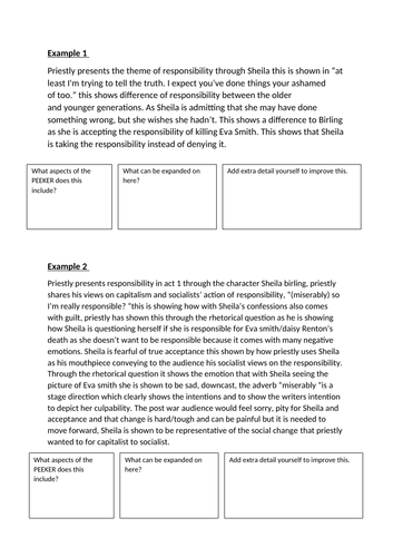 An Inspector Calls - Full Unit | Teaching Resources