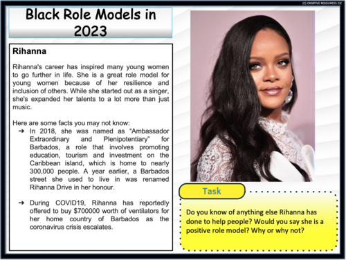 Black Role Models | Teaching Resources