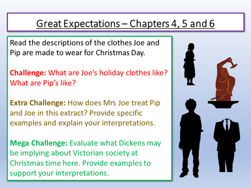Great Expectations Chapters 4 5 6 | Teaching Resources