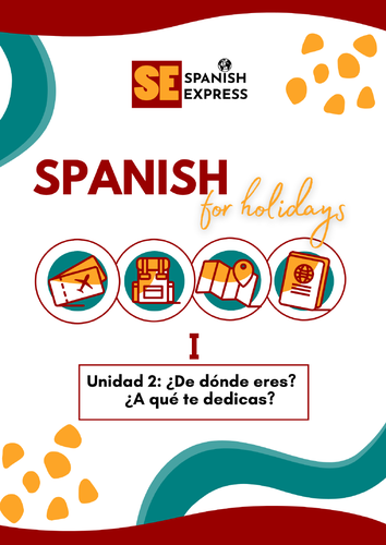 Spanish for holidays I: ¿DE DÓNDE ERES¿ - ¿A QUÉ TE DEDICAS? | Teaching ...