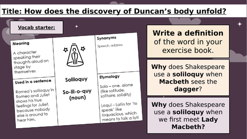 Macbeth Act 2 Scene 3 | Teaching Resources