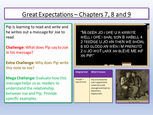 Great Expectations Chapters 7 8 9 | Teaching Resources