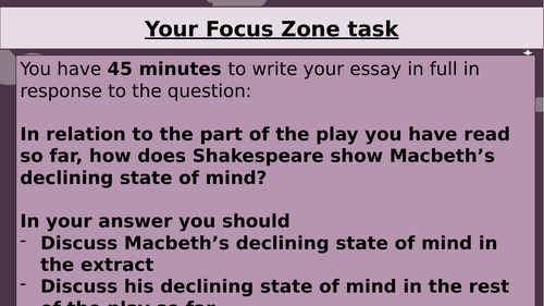 Macbeth Essay Questions | Teaching Resources