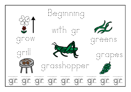 Beginning with GR worksheets and symbols | Teaching Resources