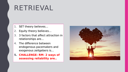 AQA Psychology- Relationships- Rusbult's Investment Theory | Teaching ...