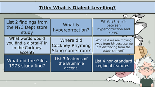 A-level Language And Region | Teaching Resources