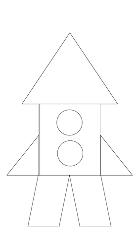 Rocket Shape Matching Activity | Teaching Resources