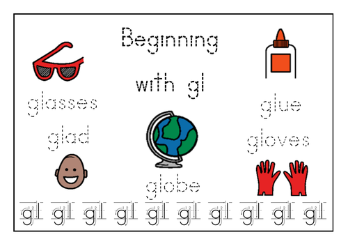 Beginnin gwith GL worksheets and symbols | Teaching Resources