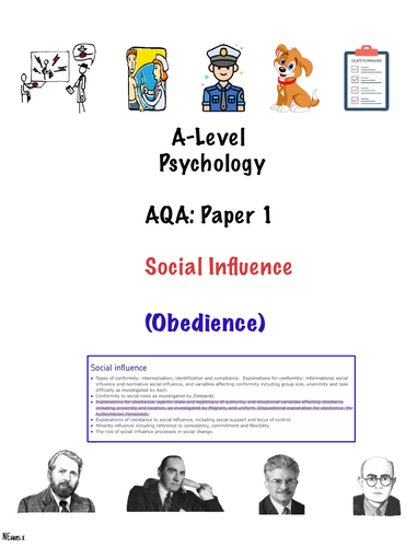 A-Level Psychology: Obedience | Teaching Resources