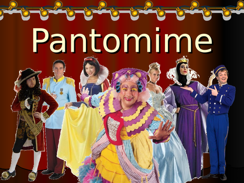 Pantomime - Introduction lesson. | Teaching Resources