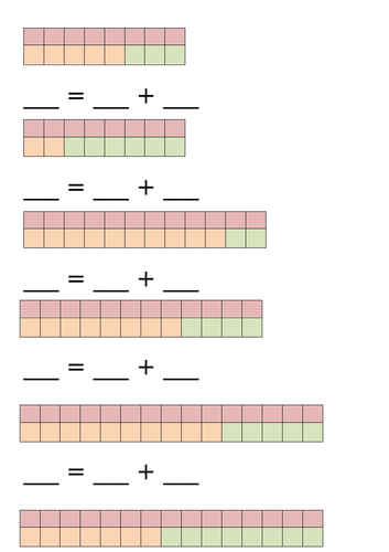 Bar model - bonds to 10 / bars to calculate to 20 | Teaching Resources