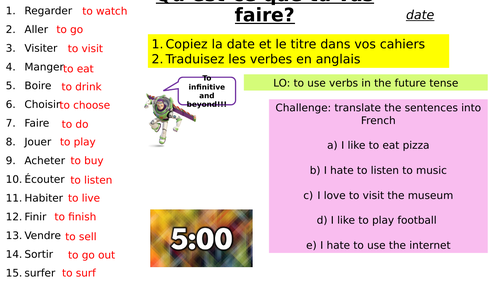 Year 7 French - En Ville - Module 5 - Dynamo 1 | Teaching Resources