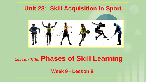 Unit 23 - Skill Acquisition in Sport, L3 Ext Dip Sport | Teaching Resources