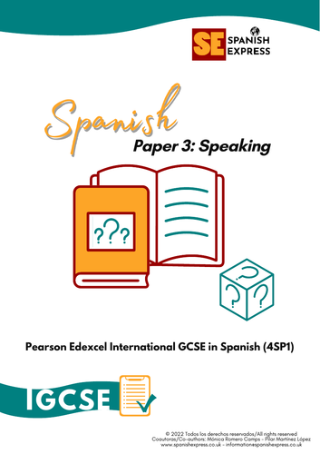 Pearson Edexcel International GCSE in Spanish - Paper 3: Speaking (4SP1 ...