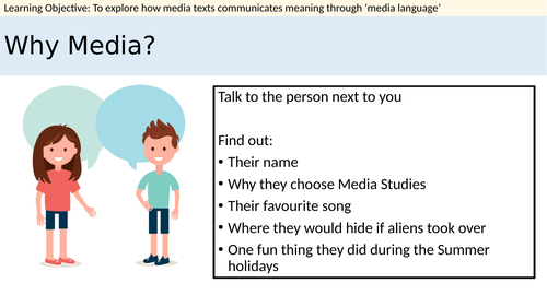 Introduction to Media Studies GCSE | Teaching Resources