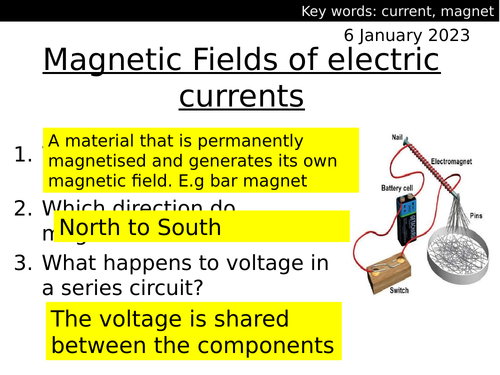 Electromagnets Teaching Resources