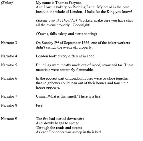 The Great Fire of London Class Assembly | Teaching Resources