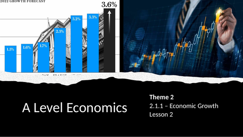 A Level Economics - Theme 2 - 2.1.1 - Economic Growth | Teaching Resources
