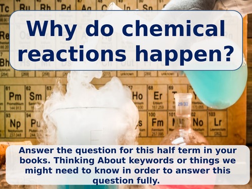 Chemical reactions KS3 Whole topic lessons (middle school) | Teaching ...