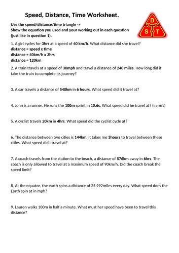 Speed and Forces KS3 Whole topic lessons (middle school) | Teaching ...