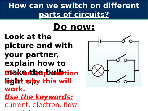 Electricity KS3 Whole topic lessons (middle school) | Teaching Resources