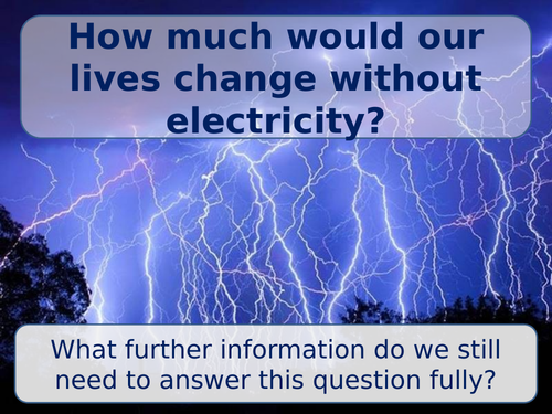 Electricity KS3 Whole topic lessons (middle school) | Teaching Resources