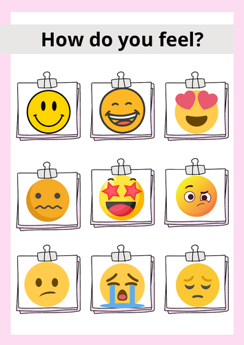 SEMH - Emotions visual aid | Teaching Resources