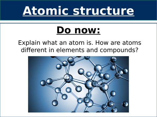 Particle Model and Atoms KS3 Whole topic lessons (middle school ...
