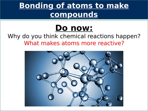 Particle Model and Atoms KS3 Whole topic lessons (middle school ...