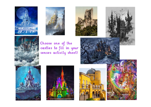 Year 1/2 Talk For Writing Castle Setting Senses Description | Teaching ...
