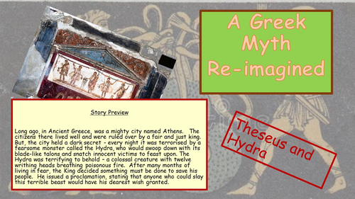 A Greek Myth - Re-Imagined KS2 Creative Writing | Teaching Resources
