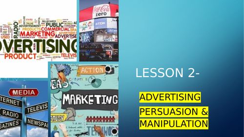 Advertising - Persuasion and Manipulation in articles. | Teaching Resources