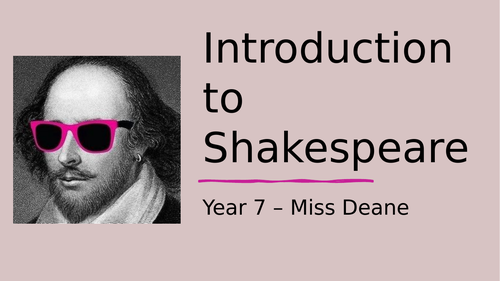 Key Stage 3 Introduction to Shakespeare (Practical) | Teaching Resources
