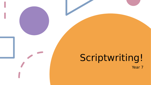 Scriptwriting Bundle KS3 | Teaching Resources
